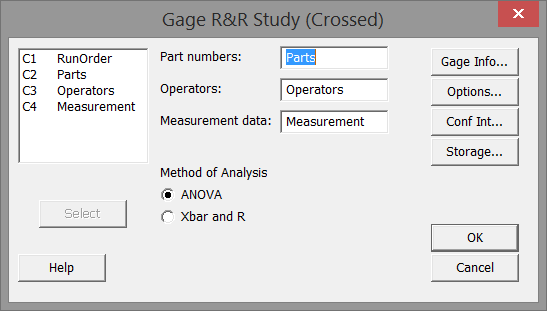Variable Gage Randr With Minitab Lean Sigma Corporation