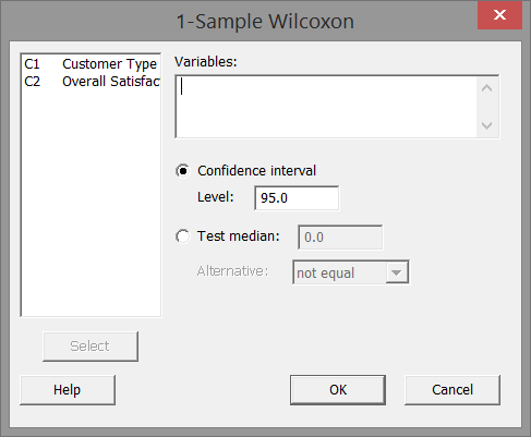 One Sample Wilcoxon Test with Minitab - Lean Sigma Corporation