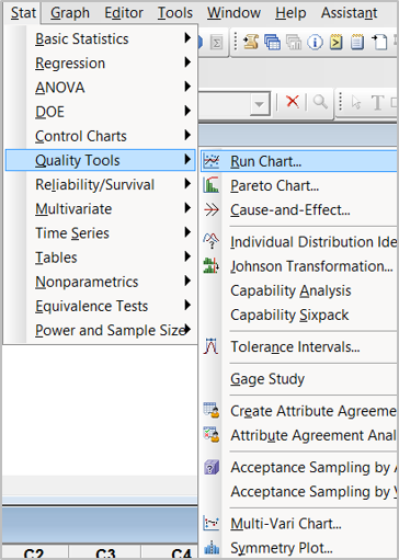 Run Chart with Minitab - Lean Sigma Corporation