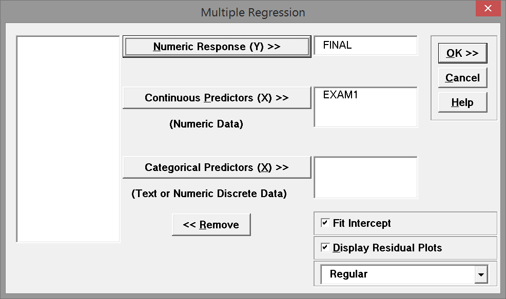 Simple Linear Regression with SigmaXL - Lean Sigma Corporation