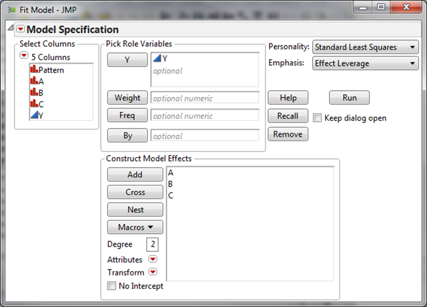 Fractional Factorial Designs With Jmp Lean Sigma Corporation