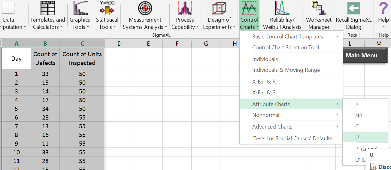 U Chart Control Chart - vrogue.co