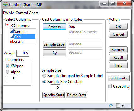 EWMA Chart with JMP - Lean Sigma Corporation