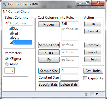 Creating an NP Chart with JMP → Lean Sigma Corporation